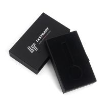 China Custom Logo Printed Sliding Drawer Keychain Packaging Gift Box For Key Chain for sale