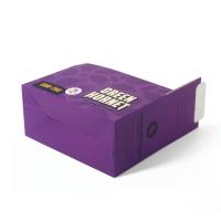China Promotional Shelf Ready Packaging Tear Away Folding Cardboard Counter Snack Display Box for sale