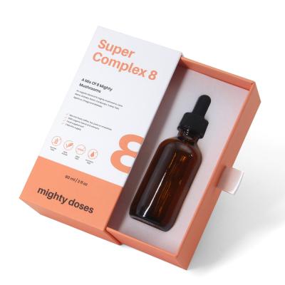 China Custom Serum CBD Dropper Skin Care Hair Beard Perfume Essential Oil Bottle Packaging Gift Box for sale