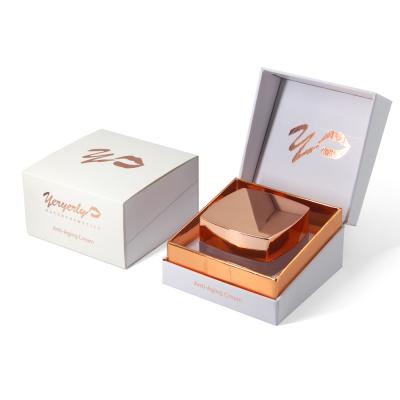 China Custom Body Butter Powder Spa Gift Box Cosmetic Skin Care Face Cream Jar Packaging Box for sale