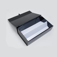 China Custom Printed Black Whiskey Cocktail Single Bottle Magnetic Wine Packaging Gift Boxes for sale