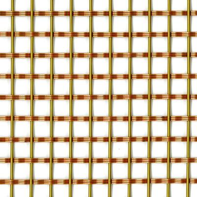 China Aluminum Rigid Steel Mesh Silver Colorful Colors 10-70% Open Area for Architecture for sale