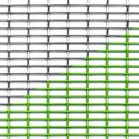 China Woven Architectural Rigid Mesh , Stainless Steel Rigid Wire Mesh for sale