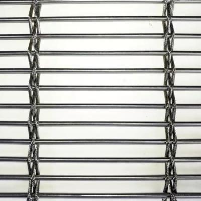 China Titanium Plated Cable Architectural Mesh , 4mm Architectural Stainless Steel Mesh for sale