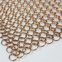 China Anodized Stainless Steel Mesh Curtain For Balconies Ceilings for sale