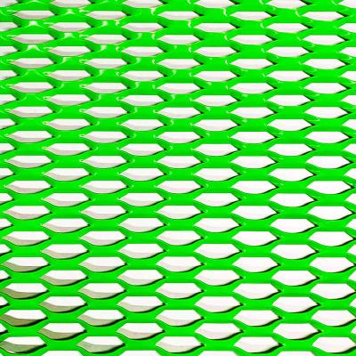 China Anodized Expanded Aluminium Mesh , Weathering Resistant Expanded Metal Wire Mesh for sale