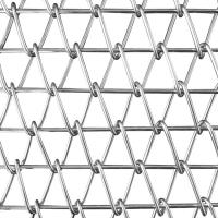 China Decorative Architectural Spiral Mesh Galvanized Round Wire 4m Width 1.2-10mm for sale