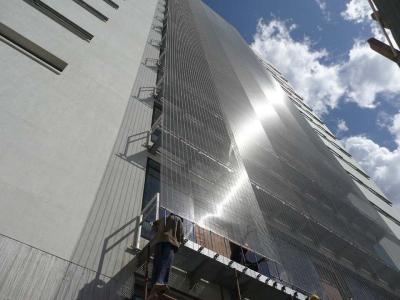 China Stainless Steel Cable Mesh 0.45-4mm for Architectural Facade Cladding Decoration for sale