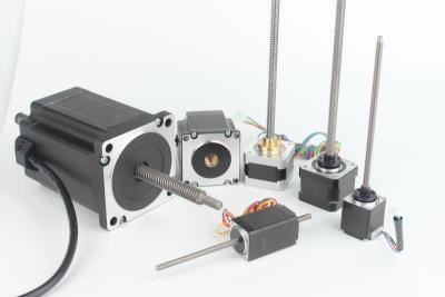 China NEMA 17 Linear Lead Screw Hybrid Stepper Motor 42mm × 40mm with TR8 Screw and POM/Brass Nut Options for sale