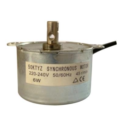 China 50KTYZ Synchronous Servo Motor 220V AC Low Speed 7W with Custom RPM up to 100r/min and 400N.cm Torque for sale