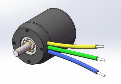 China 50mm 36V 14-Pole Brushless DC Motor 3500 RPM 550W High Torque External Rotor for sale
