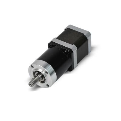 China NEMA 17 42mm Geared Stepper Motor with 1.8° Step Angle and 3.7-139 Gear Ratio for High Torque Applications for sale