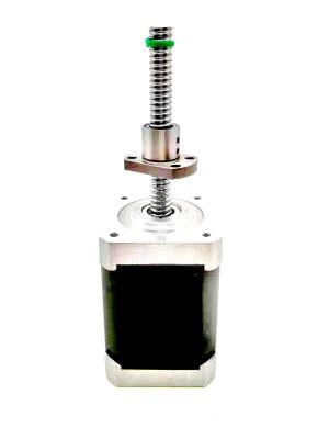 China NEMA23 Linear Hybrid Stepper Motor 57mm with Lead Screw - 1.8° Step Angle, 0.55-3.1 N.m Torque Range for sale