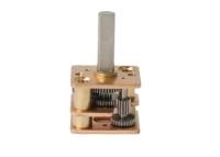 China 12GB Micro Gearbox 10mm Square Metal Gear Motor with 1:5 to 1:1000 Ratios and 1000g.cm Torque for sale