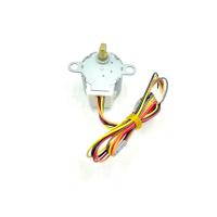 China 24BYJ48 5V Stepper Motor with 64:1 Gear Reducer 24mm Low Noise for Desk Fan and Automation for sale