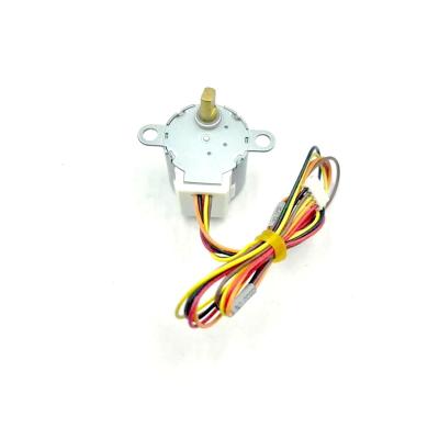 China 24BYJ48 5V Stepper Motor with 64:1 Gear Reducer 24mm Low Noise for Desk Fan and Automation for sale