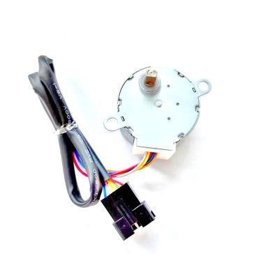China 35BYJ46 Geared Stepper Motor 12V 35mm Diameter with 85:1 Gear Ratio for Smart Fan Applications for sale