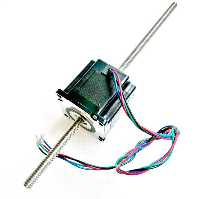 China NEMA23 57mm Hybrid Linear Lead Screw Stepper Motor 24V 1.8° 4-Lead with 41-76mm Length Options for sale