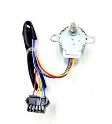 China 24BYJ48 DC Stepper Motor 12V 24mm Outer Diameter with 16:1 Reduction Ratio for Industrial Applications for sale