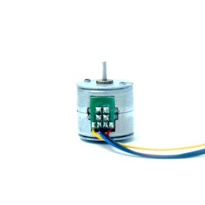 China 20BY45 20mm Permanent Magnet Stepper Motor with 18° Step Angle, 12V DC, 5.29mN.m Holding Torque for sale