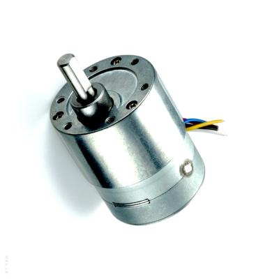 China 35mm GM37-35BY Geared Stepper Motor 2 Phase 5 Wire DC Motor with 10.5Ω Resistance and 300mN.m Torque for sale