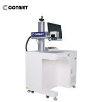 China 0-130m/min Static Fiber Laser Marking Machine 1064nm For Plastic / Nameplate for sale
