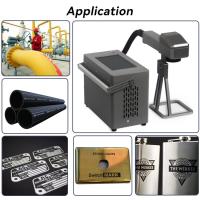 China Handheld Fiber Laser Marking Machine , Portable Laser Marking Machine For Metal for sale