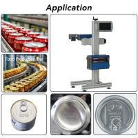 China Metal Fiber Laser Marking Machine 20W 30W 50W 100W For Pipe for sale