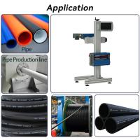 China Metal Fiber Laser Marking Machine 20W 30W 50W 100W For Pipe for sale