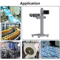 China 20W 30W 50W 100W Fiber Laser Marking Machine For Printing On Metal / Aluminum Lids for sale
