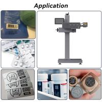 China PET Bottle CO2 Laser Marking Machine 0-130m/min With Laser Coder for sale