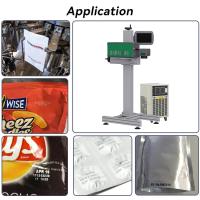 China Industrial UV Laser Printer Machine , UV Flying Laser Marking Machine for sale