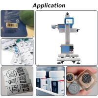 China CO2 Industrial Laser Marking Machine with date marking for PET bottle for sale