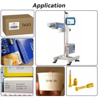 China CO2 Industrial Laser Marking Machine with date marking for PET bottle for sale
