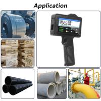 China ABS / Metal Handheld Barcode Printer , Portable Hand Barcode Printing Machine for sale