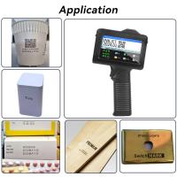 China ABS / Metal Handheld Barcode Printer , Portable Hand Barcode Printing Machine for sale