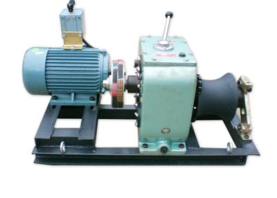 China 3 Ton Capacity Cable Winch Puller with 220V Electric Engine and 7 m/min Pulling Speed for Power Construction for sale