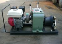 China 3 Ton Gasoline Engine Shaft-Driven Capstan Winch for Heavy Duty Cable Pulling for sale