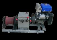 China Steel Cable Winch Puller Gasoline Powered Reduction Gear Winch for sale