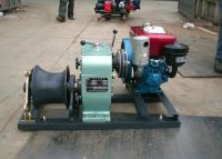 China 5 Ton Diesel Engine Powered Capstan Winch for Heavy Duty Cable Pulling in Transmission Line Construction for sale