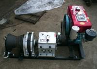 China 5 Ton Diesel Engine Powered Capstan Winch for Heavy Duty Cable Pulling in Transmission Line Construction for sale