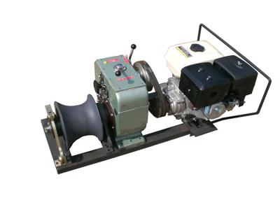 China 5 Ton Capacity Gasoline Engine Powered Portable Cable Winch for Heavy-Duty Cable Pulling for sale