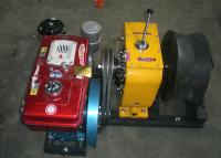 China 5 Ton Diesel Engine Cable Winch Puller With 400 Diameter Cable Capstan for Wire Rope Pulling for sale