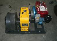 China 5 Ton Diesel Engine Cable Winch Puller With 400 Diameter Cable Capstan for Wire Rope Pulling for sale