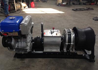 China 5T gasoline engine Cable Winch Puller / Petrol Engine Powered Winch for sale