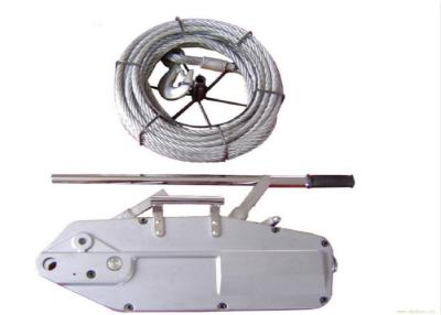 China 20 Meters Long Steel Wire Rope Hand Winch for cable pulling and lifting for sale