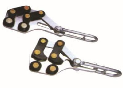 China 10-30 KN Steel Eccentric Wire Grip Clamp For Tightening During Power Construction for sale