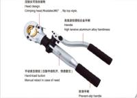 China Light weightHand Hydraulic Crimping Tools Portable six angle for sale