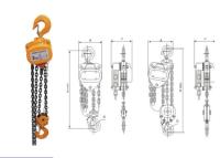 China Building Basic Construction Tools And Equipment Lever Lifting Pulley Block With Chain for sale