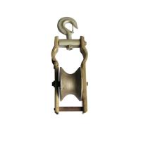 China Cable Pulley Block And Tackle Single Sheave Transmission Line Stringing Tools For Cable Hanging for sale